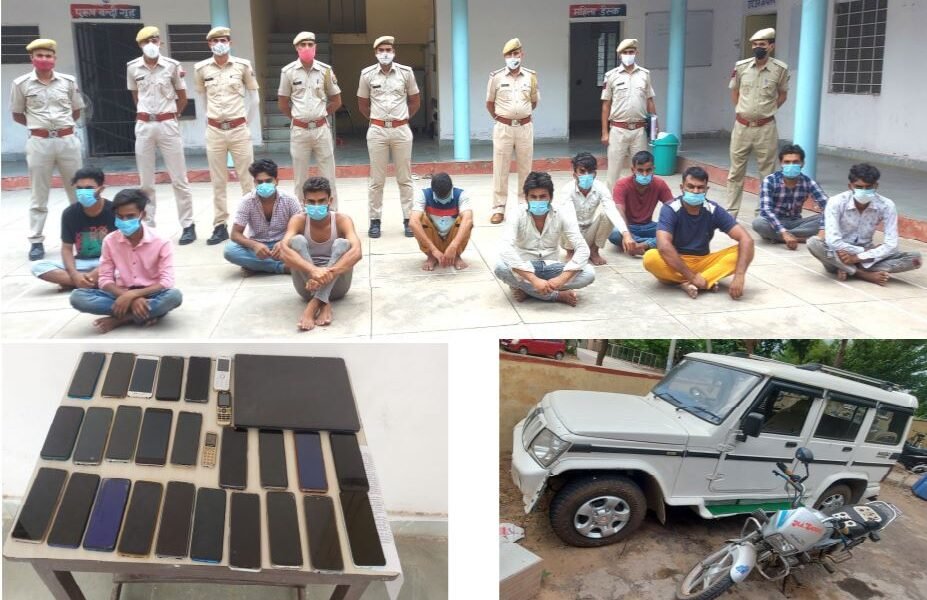 Alwar Police Bust Sextortion Racket 11 Arrested